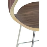 Cherner Inspired Bar Stool with Metal Legs - Walmart.com