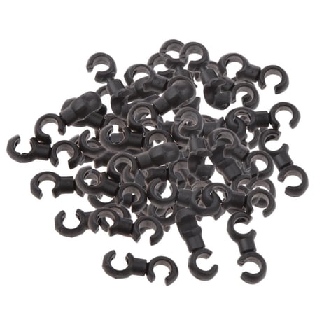 leipupa 50pc Road Mountain Bike S- hook Cable Clips Housing Hose Guide ...
