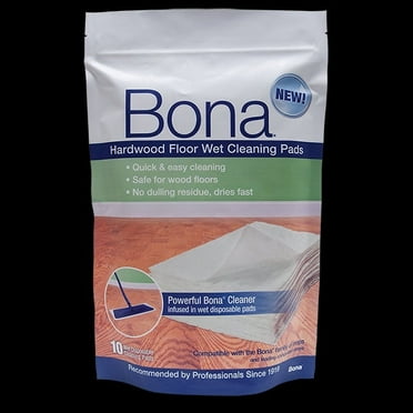 Bona Hardwood Floor Disposable Wet Cleaning Pads (3 Pack) - Walmart.com