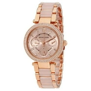 Michael Kors Women's Parker Stainless Steel Rose Gold-Tone Watch, 39mm ...