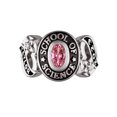 Women's Celebrium Sweetheart Class Ring with CZ, Personalized - Walmart.com