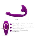 Female Rose Vibrator 2 In 1 Rose Vibrator With 10 Licking Frequencies