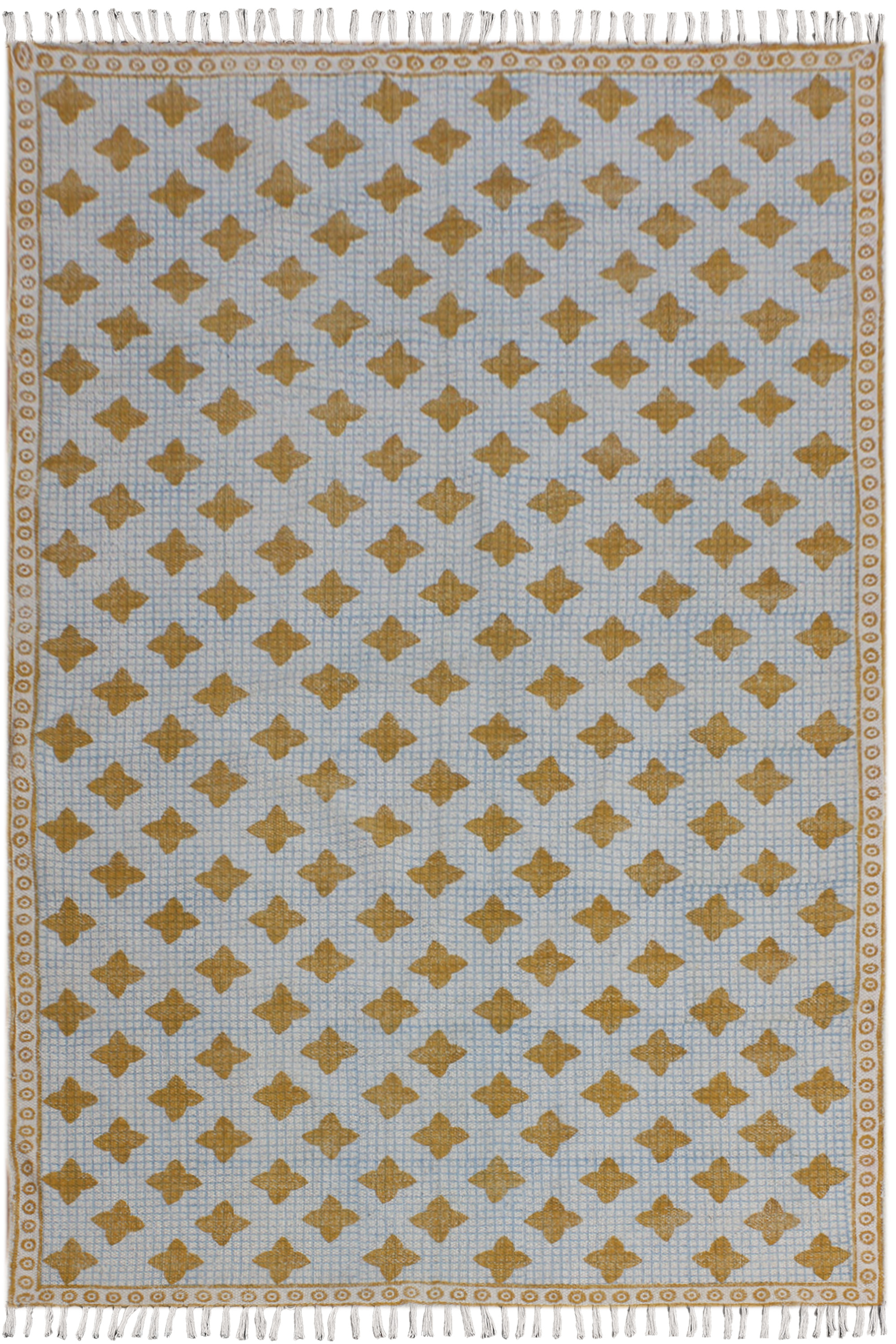 Casavani Geometric Entrance Area Kitchen Rug,Yellow 4x8 ft - Walmart.com