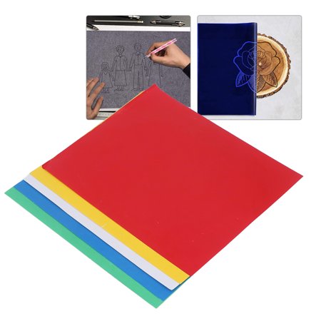 Transfer Paper, 5Pcs 5 Colors Water Soluble Carbon Paper Embroidery ...