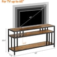 58in TV Stand for TVs up to 65in Rustic Farmhouse Entertainment Center ...