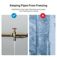 DEWENWILS 6FT Heat Cable, Pipe Freeze Protection, Snow De-Icing, Built ...
