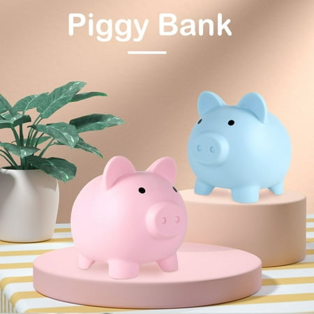 AMERTEER Piggy Bank for Developing Good Habit Pig Money Box Large ...