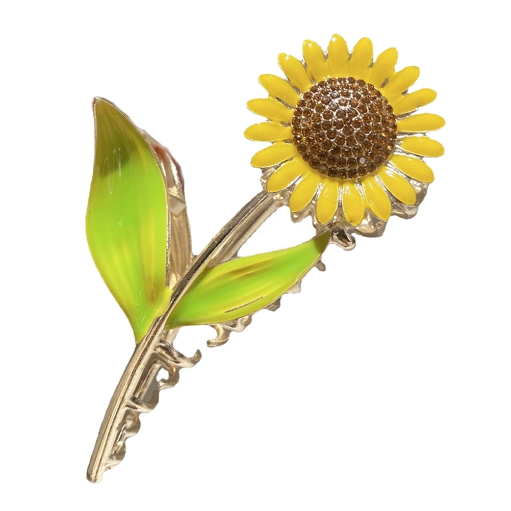 Click here for Deepcraff Sunflower Hair Clip Flower Claw Clip Hai... prices