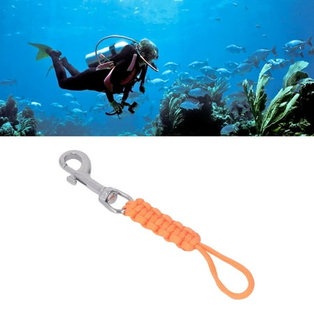Diving Lanyard, Stainless Steel Spring Coiled Camera Lanyard With Quick ...