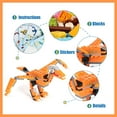 EP EXERCISE N PLAY 6-IN-1 Dinosaur Building Blocks Set, STEM Toy ...