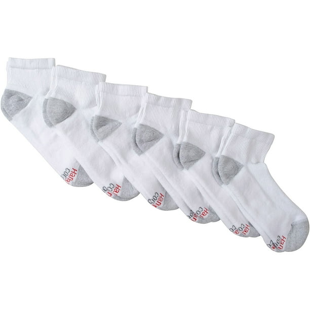 Hanes Men's X-Temp Comfort Cool Ankle Socks 6-Pack - Walmart.com