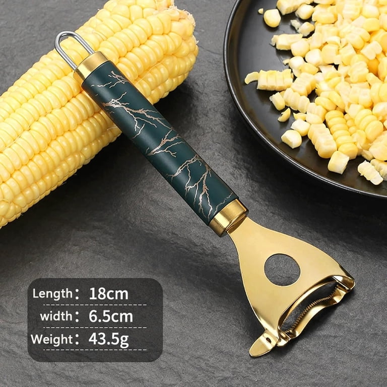 Corn Cob Cutter Thresher Kettion Magic Corn Peeler - Stainless Steel ...
