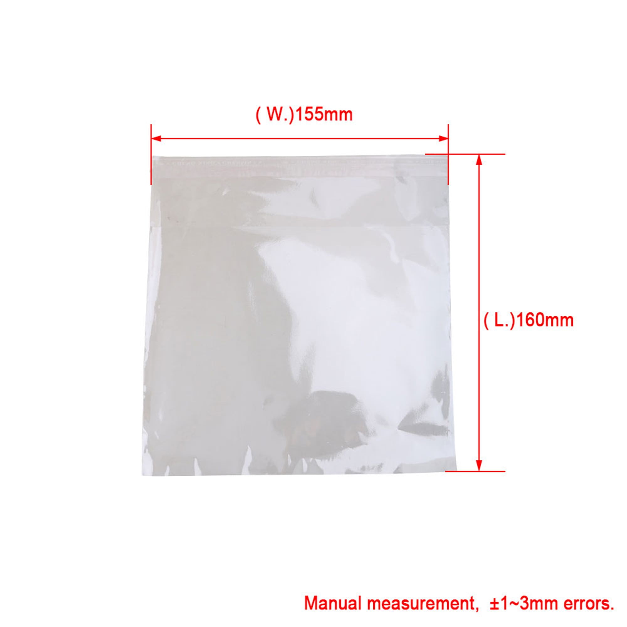 Click here for Bqlzr 500 Pieces 6.3x6.1inch Plastic Clear Reseala... prices