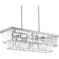 Progress Lighting Glimmer 4-Light Square Linear Chandelier, Antique ...
