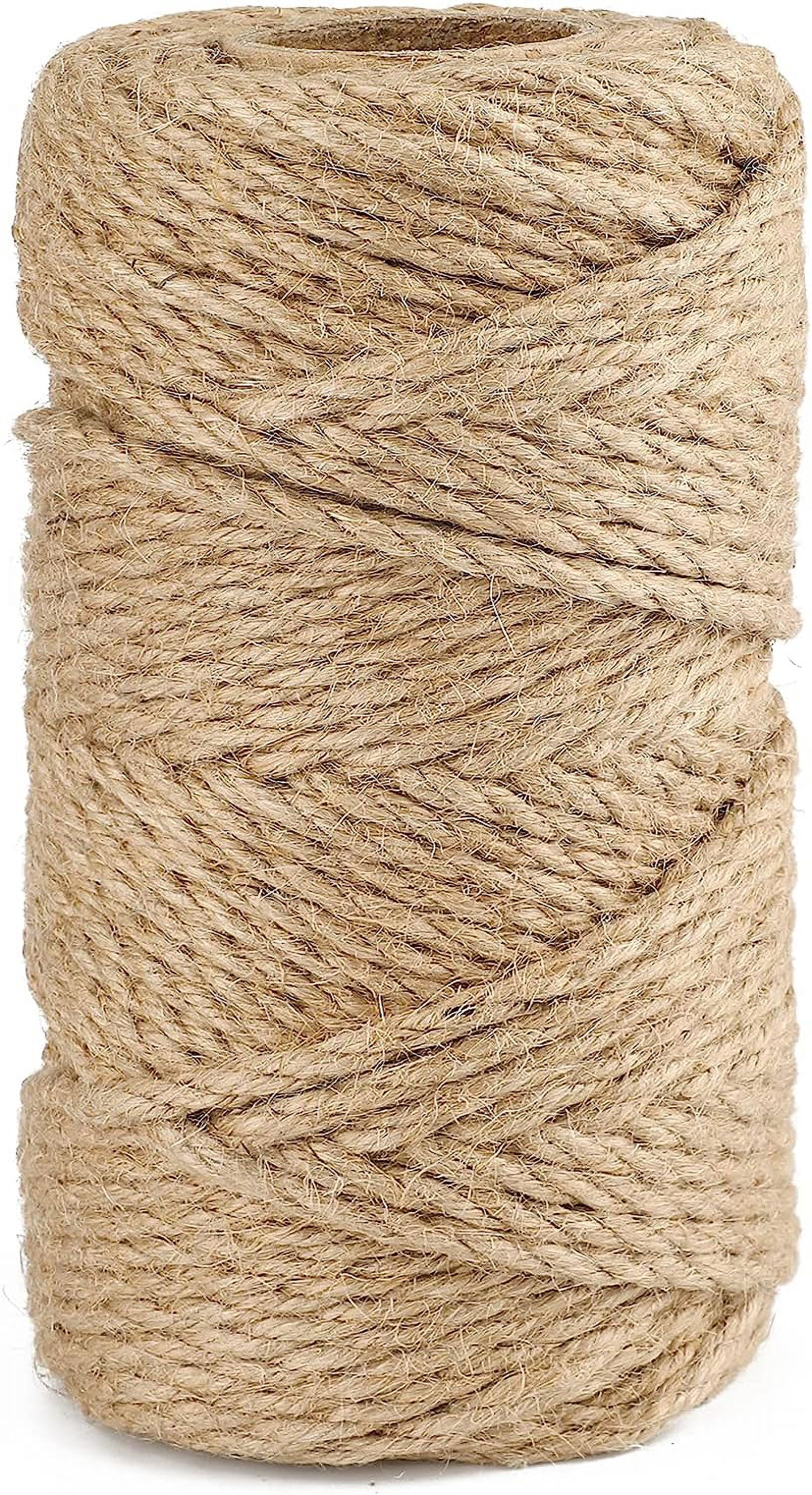 Cuerda de yute de 50M, cuerda de cáñamo de 6MM, cuerda de cordel ...