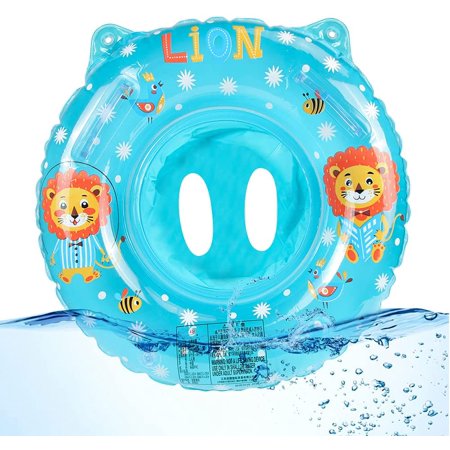 Pool Buoy, Pool Seat Blue Cartoon Lion Swimming Rings Pool Float ...