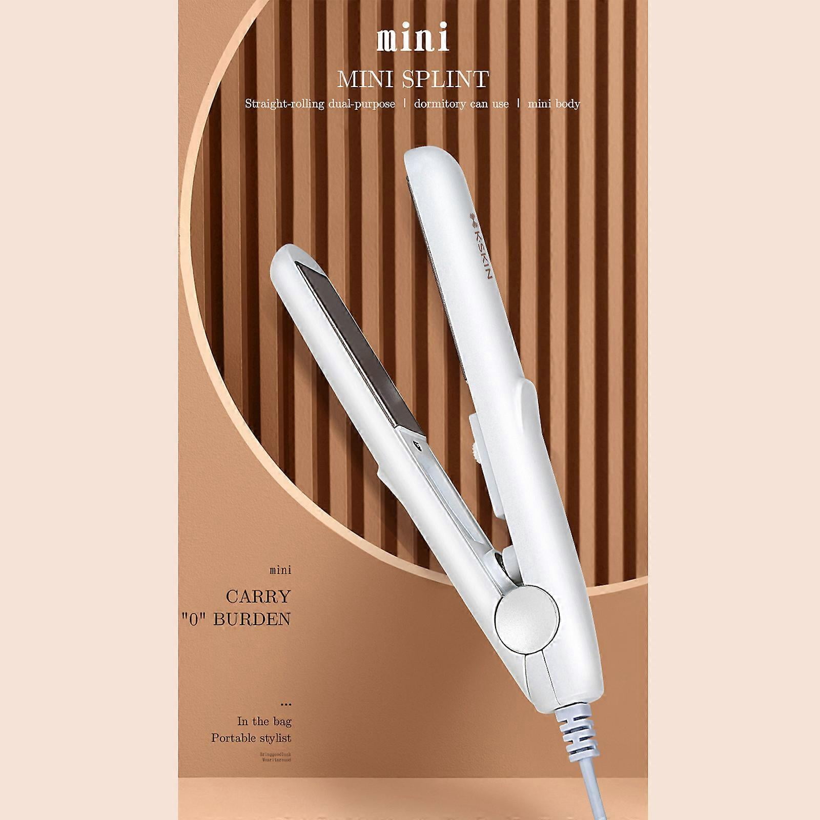 K·SKIN K7 Portable Hair Straightener and Curler for Dormitory Use ...