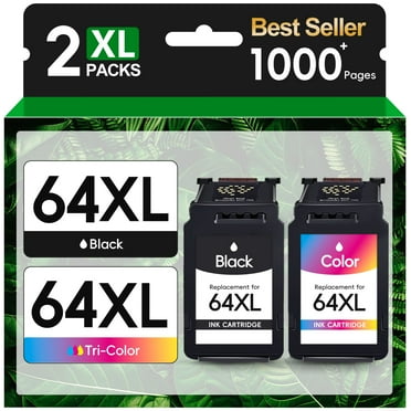 HP 64XL Ink Cartridge for Envy 7858, 7855, 7155, 6255, 7120, 7158 ...