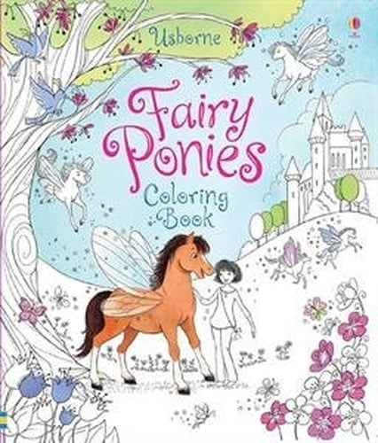 Pre-Owned Fairy Ponies Coloring Book Paperback - Walmart.com