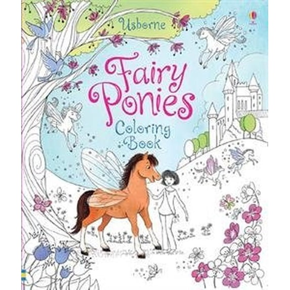 Pre-Owned Fairy Ponies Coloring Book Paperback - Walmart.com