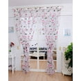 TUTUnaumb 2022 Winter Brilliant Peony Tulle Window Screens Door Balcony ...