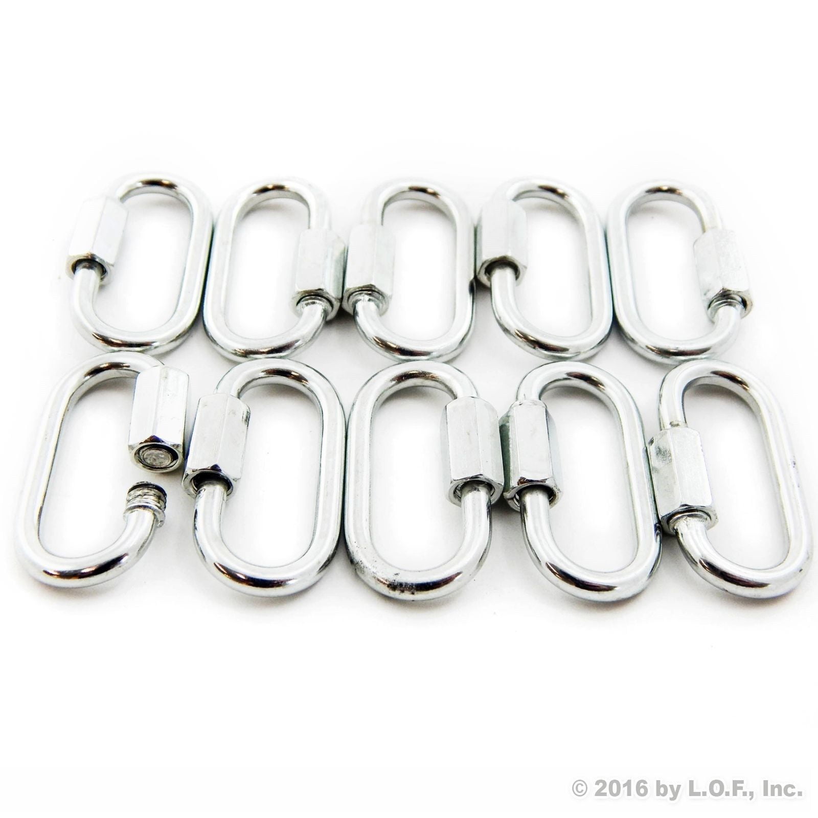 Red Hound Auto 10 Quick Link Chain Cable Strap Connector Rigging 1/8 ...