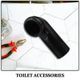 ETHZZLE Toilet Drain Pipe Black PVC for Bathroom Wall Mount Replacement ...