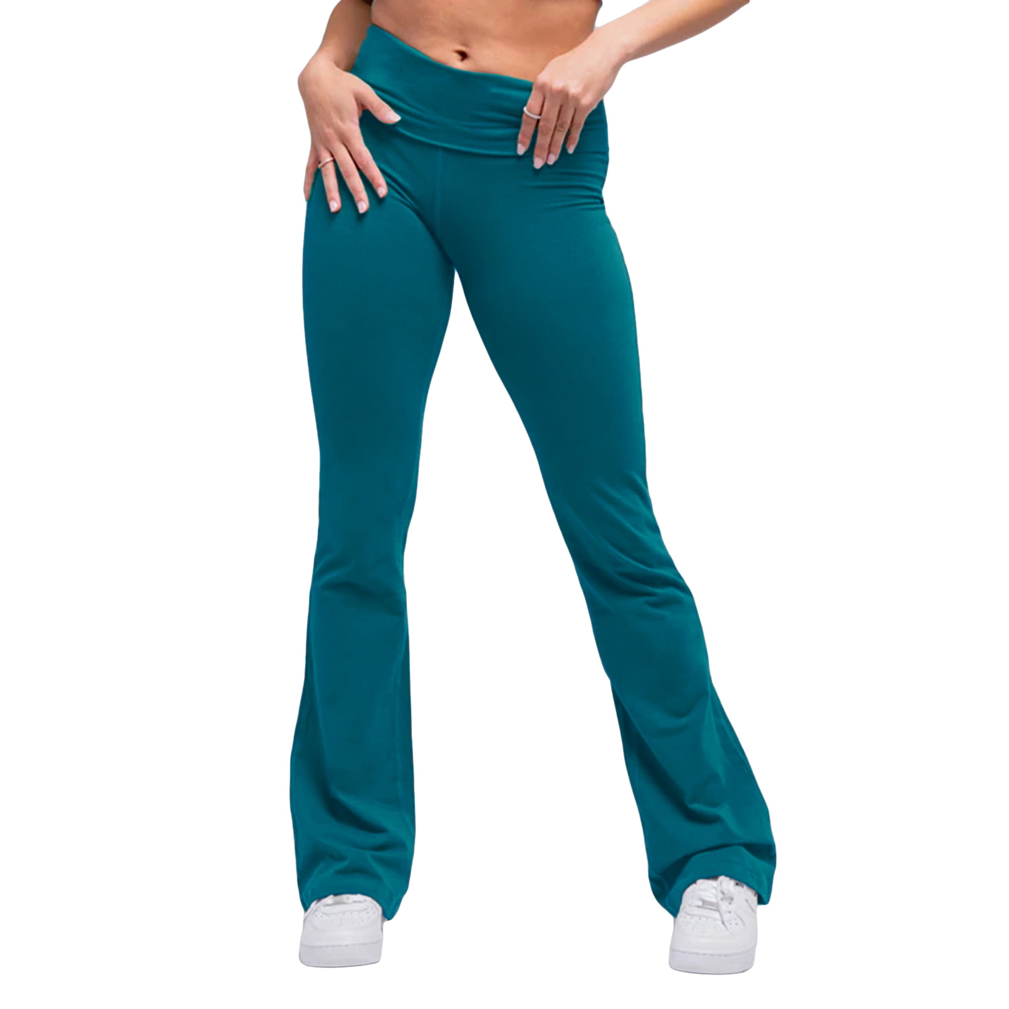 Click here for Gupgi Women Flare Leggings Solid Color Basic Yoga... prices