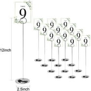 HOHIYA Gold Metal Table Number Holders Stands for Weddings & Banquets ...