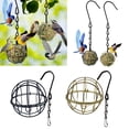 2PCS Birdcage Shape Bird Feeder Outdoor Bird Feeders SquirrelProof Bird ...