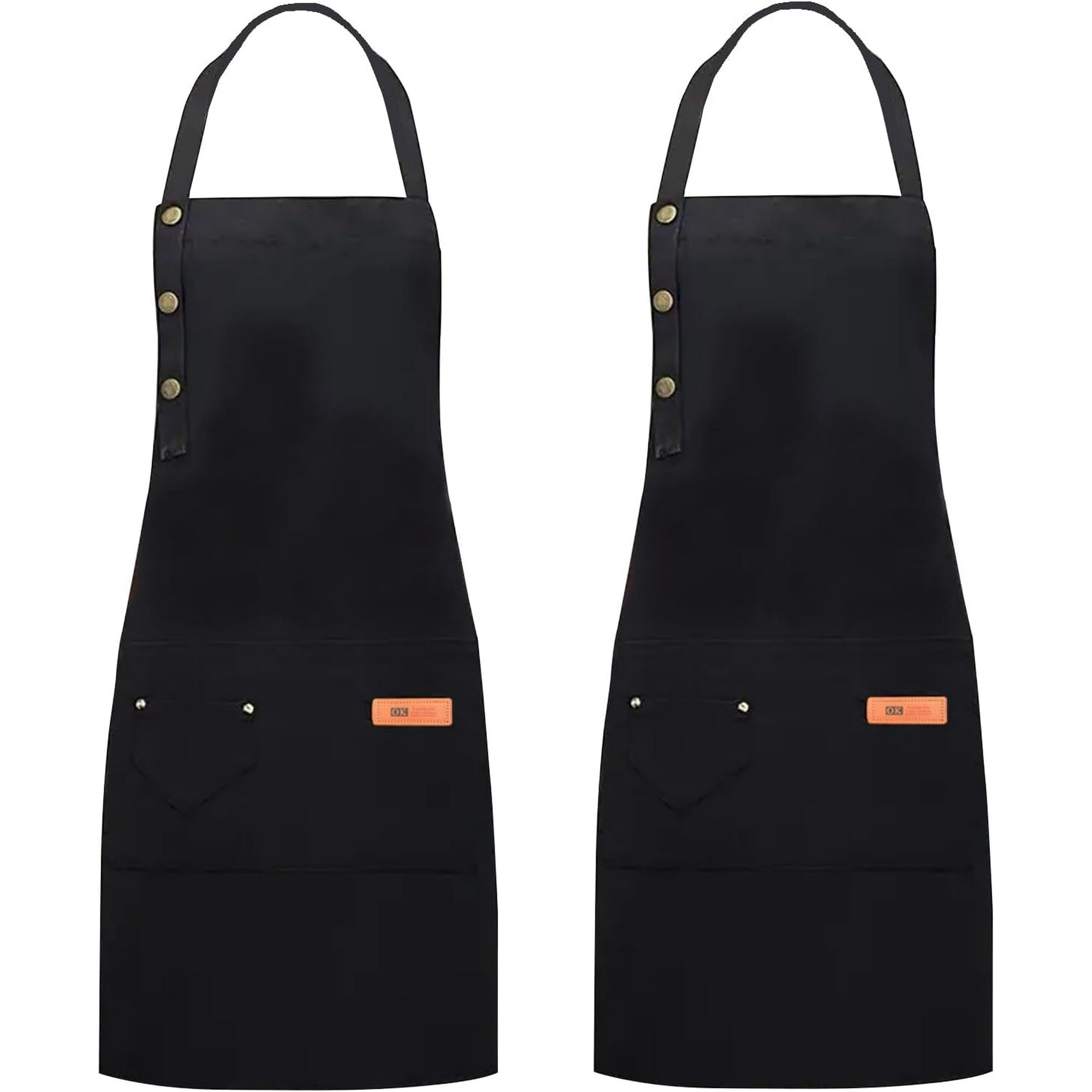 Click here for Salafire 2 Pack Chef Aprons Black Kitchen Bid Apro... prices