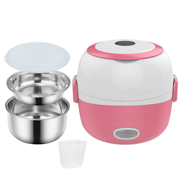 POINTERTECK Mini Rice Cooker Electric Lunch Box Portable Food Warmer 1 ...