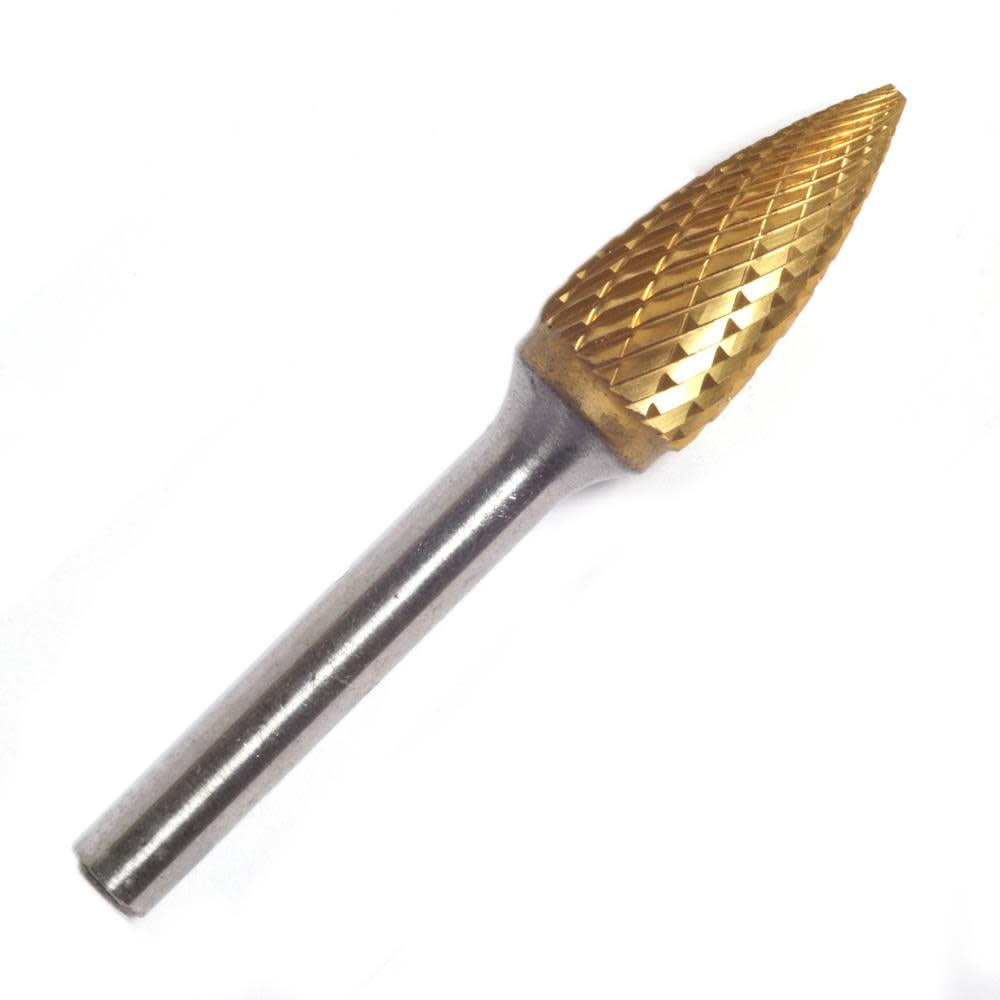 Champion Cutting Tool Sg5 Double Cut Tin Carbide Bur - Walmart.com