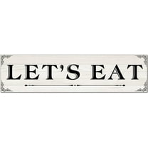 Wood Tabletop Eat Letter Sign Cutout Wooden EAT Letters Freestanding ...