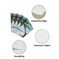 Beach Palm Tree Round Table Placemats Set of 2 Wedge Placemats, Ocean ...