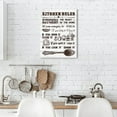 Farmhouse Kitchen Rules Wall Decor: Vintage Art, Framed Canvas Prints ...