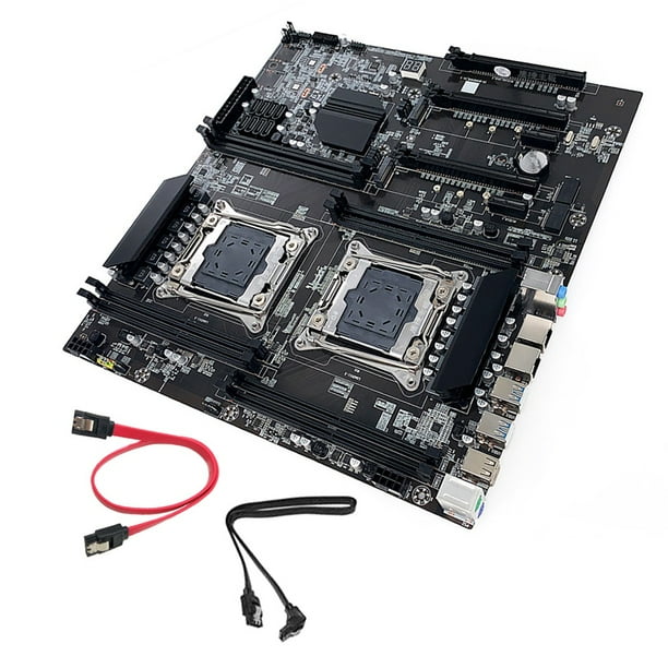 X99 Dual-Socket Mining Motherboard with 2XSATA Cable LGA2011-3 Dual CPU ...