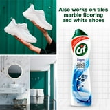 CIF Cream Cleaner, 100% Natural Micro-Particles, Removes Limescale and ...
