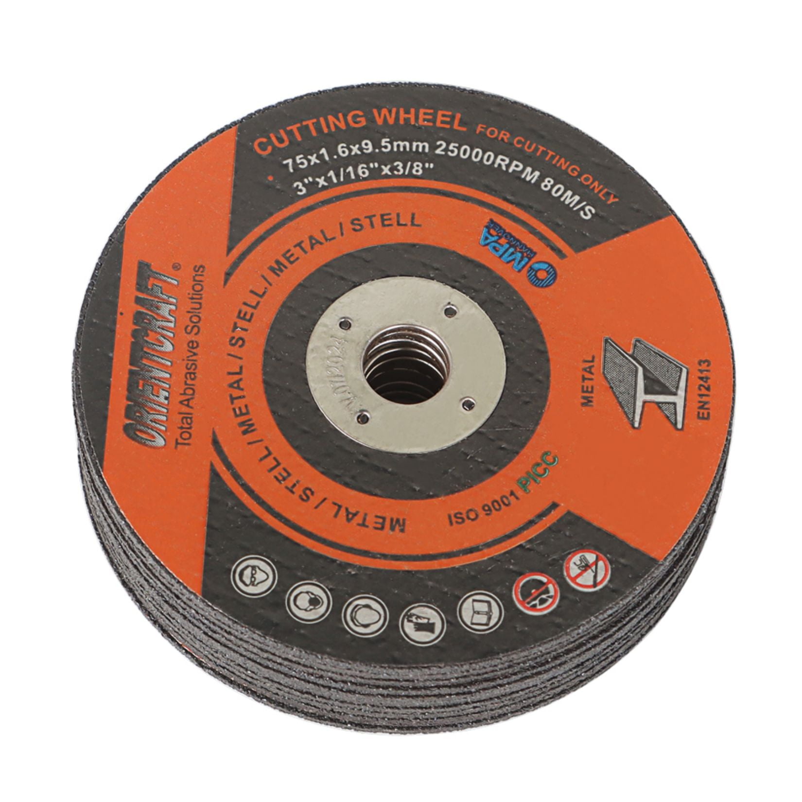 10Pcs 3 inch Cut-Off Wheels for Cutting Metal Steel - Walmart.com