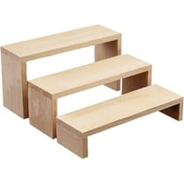 CUTICATE Multi Layer Rack Wooden Display Riser,Dessert Jewelry Display ...