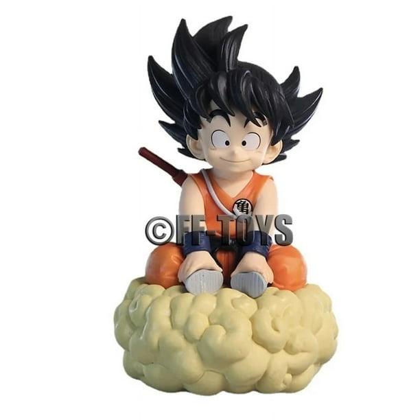 Anime Dragon Ball Son Goku With Cloud Figurine Kid Goku Action Figure ...