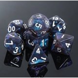Galactic Dice Acrylic HD Dice Sets - Black Hole (Iridescent Black ...
