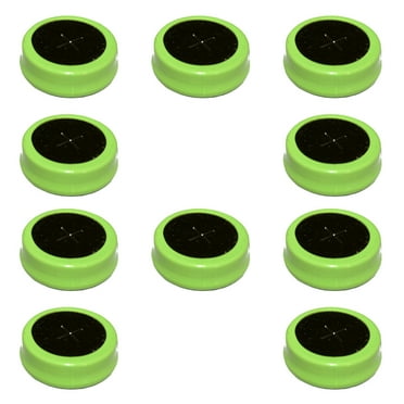 Exell Battery 5-Pack 1.2V 80mAh NiMH Rechargable Button Flat Top Batteries - Walmart.com