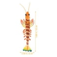 OHOIOLLA Fake Lifelike Shrimp Figures Plastic Marine Animal Figurines ...