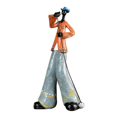 Rock Band Resin Statue Figurines Music Art Character Sculpture 14x28cm ...