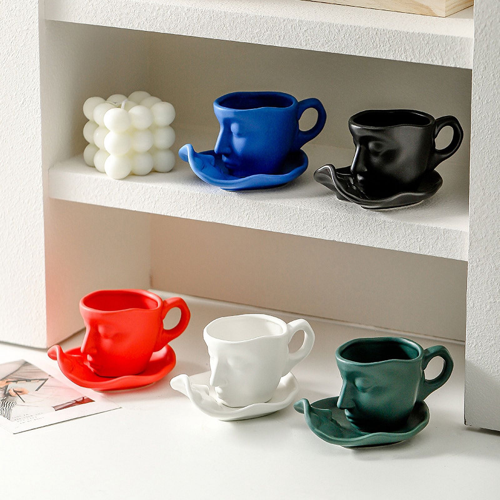 Taza de café con té negro italiano americano concentrado de cerámica ...