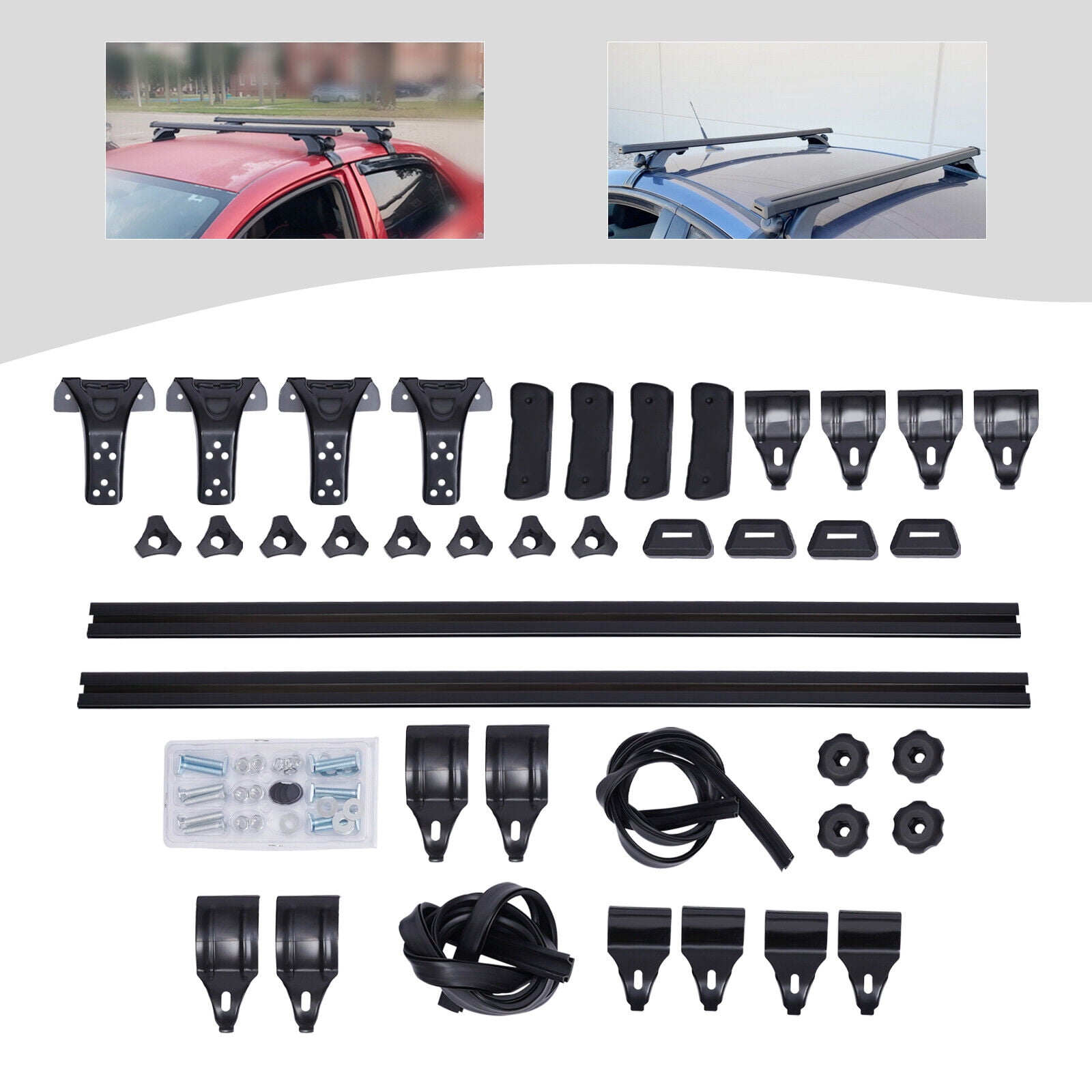 Buy Universal 48 Car Top Roof Rack Cross Bar Luggage Cargo Carrier ...