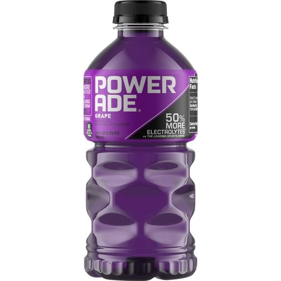 POWERADE Grape Electrolyte Sports Drink, 28 fl oz Bottle - Walmart.com