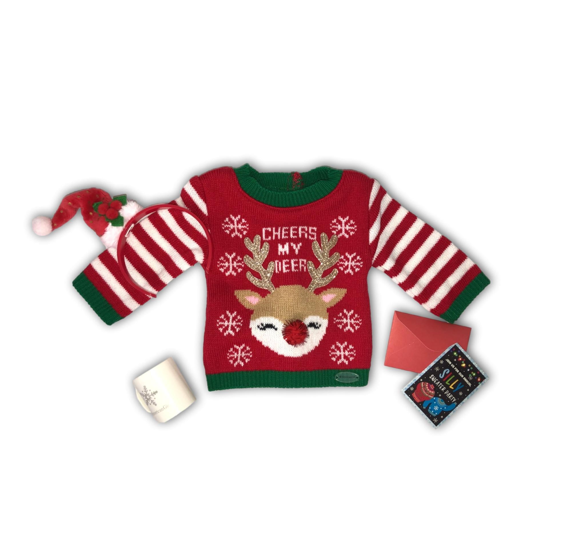 American Girl Truly Me Silly Christmas Sweater for 18-inch Dolls ...