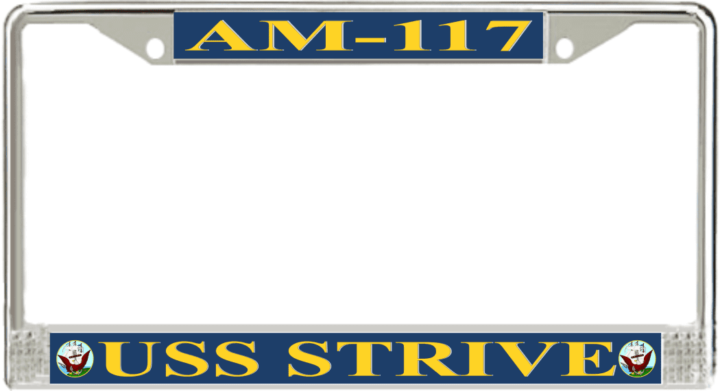 USS Strive AM-117 License Plate Frame - Walmart.com